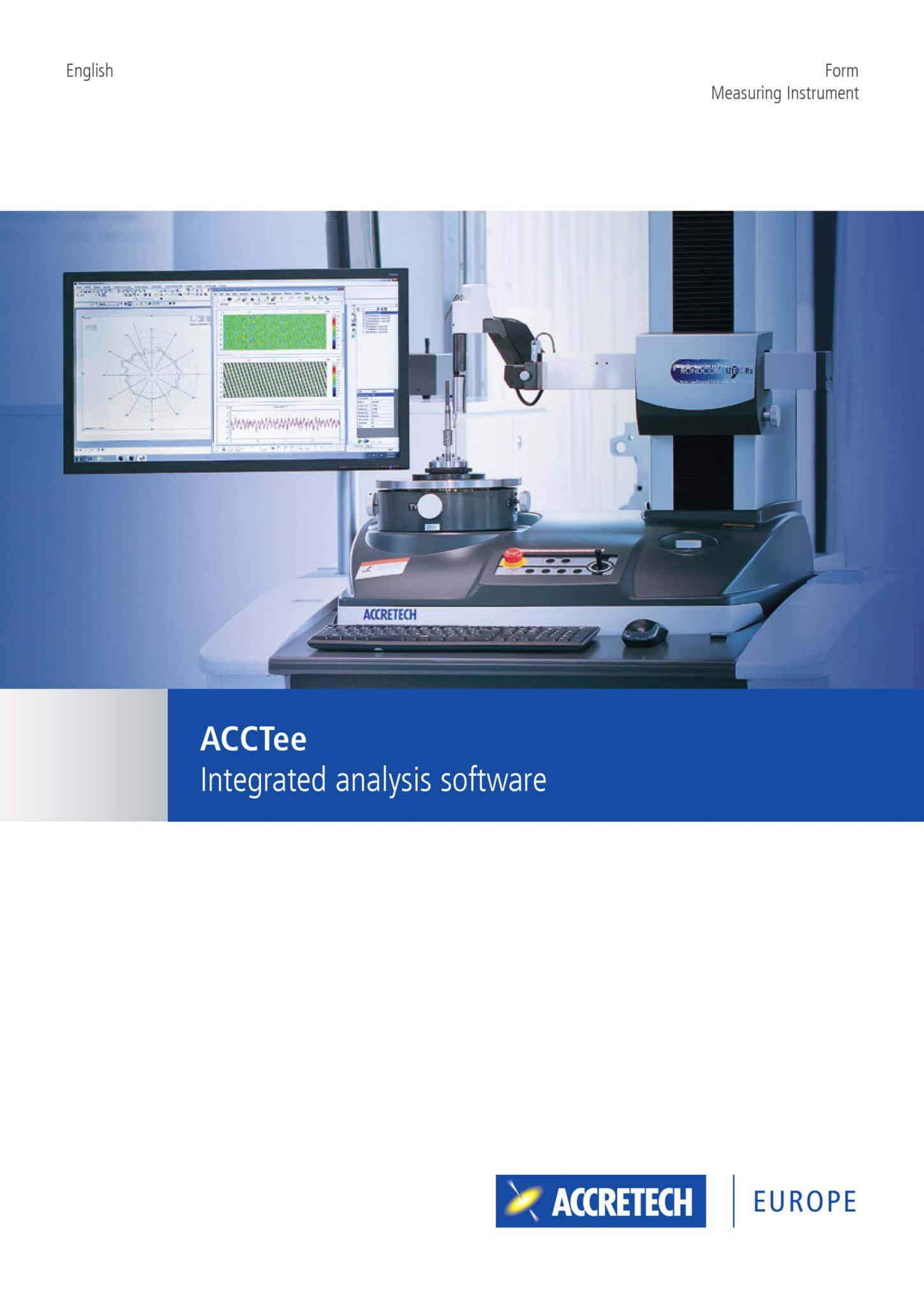 Industrial Metrology brochures - ACCRETECH (Europe) GmbH